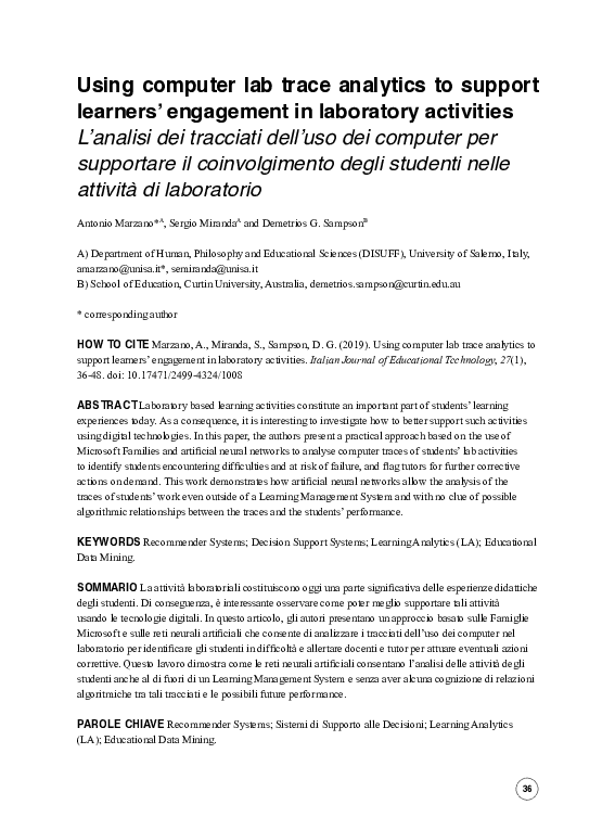 (PDF) Using Computer Lab Trace Analytics to Support Learners' Engagement in Laboratory ...