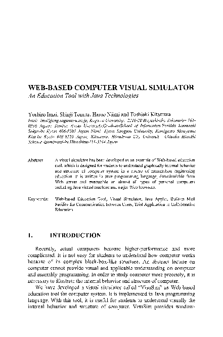 (PDF) Web-Based Computer Visual Simulator
