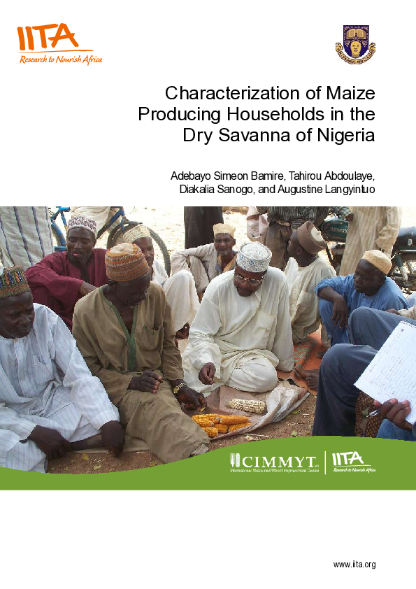 (PDF) Drought Tolerant Maize for Africa (DTMA) Project Country Report ...