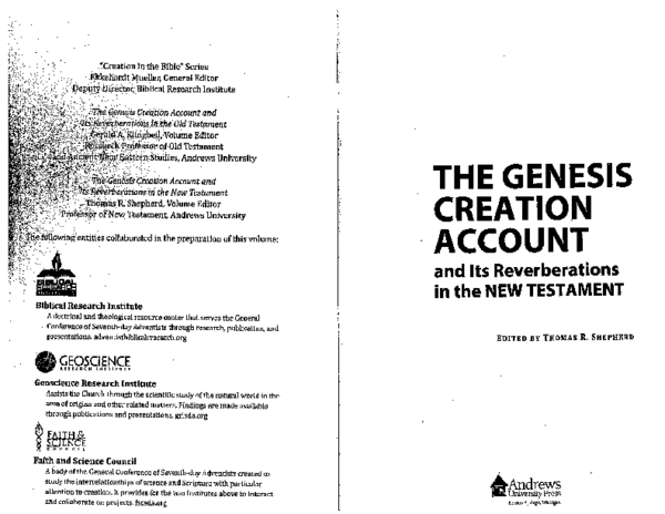 (PDF) Greco-Roman Creation Accounts and the New Testament