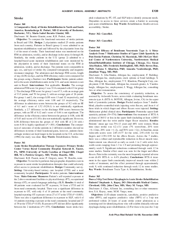 (PDF) Poster 365: Does a 3-Sip Test Detect Dysphagia in Acute Stroke ...