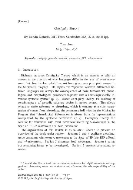 (PDF) Contiguity Theory