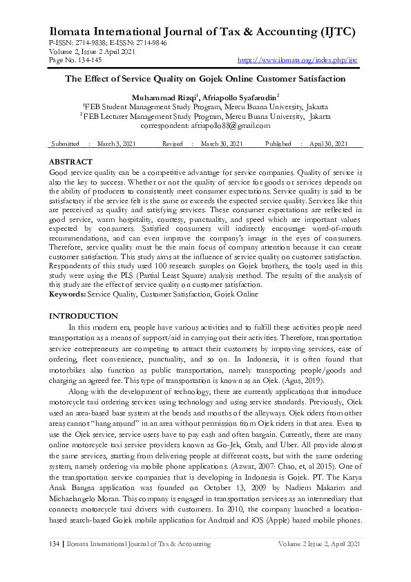 (PDF) Ilomata International Journal of Tax & Accounting (IJTC)