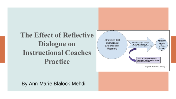 (PPT) The effect of reflective dialogue on instructional coaches practice