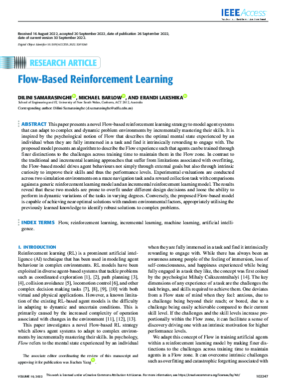 (PDF) Flow-Based Reinforcement Learning