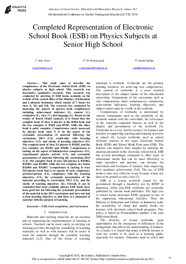 (PDF) Completed Representation of Electronic School Book (ESB) on ...