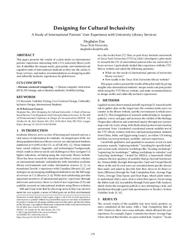 (PDF) Designing for Cultural Inclusivity