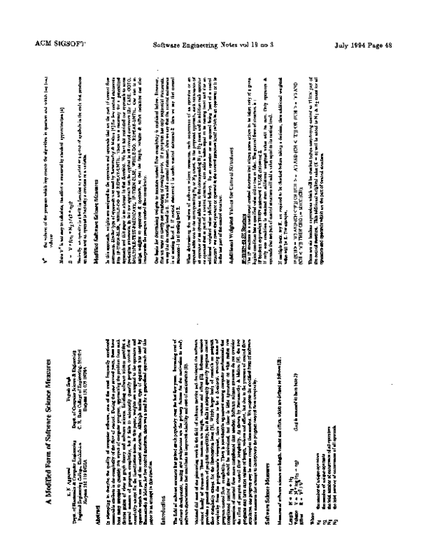 Pdf A Modified Form Of Software Science Measures 8778