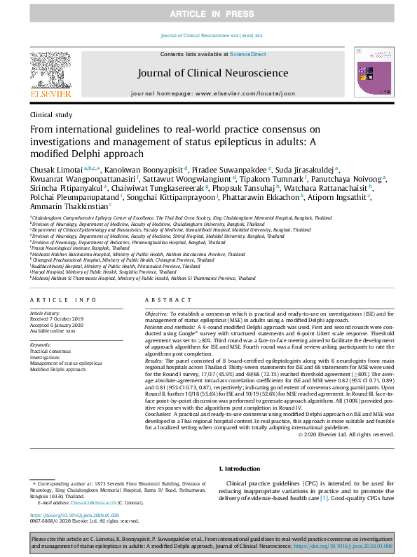 (PDF) From international guidelines to real-world practice consensus on ...