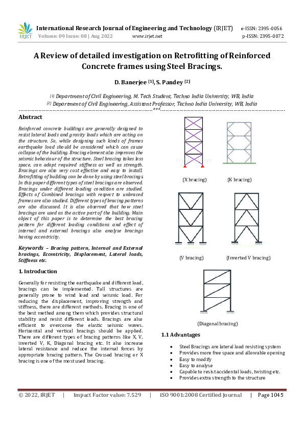 Pdf A Review Of Detailed Investigation On Retrofitting Of Reinforced