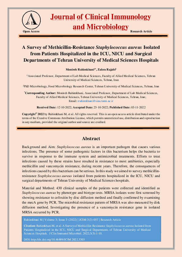 (PDF) Journal of Clinical Immunology and Microbiology