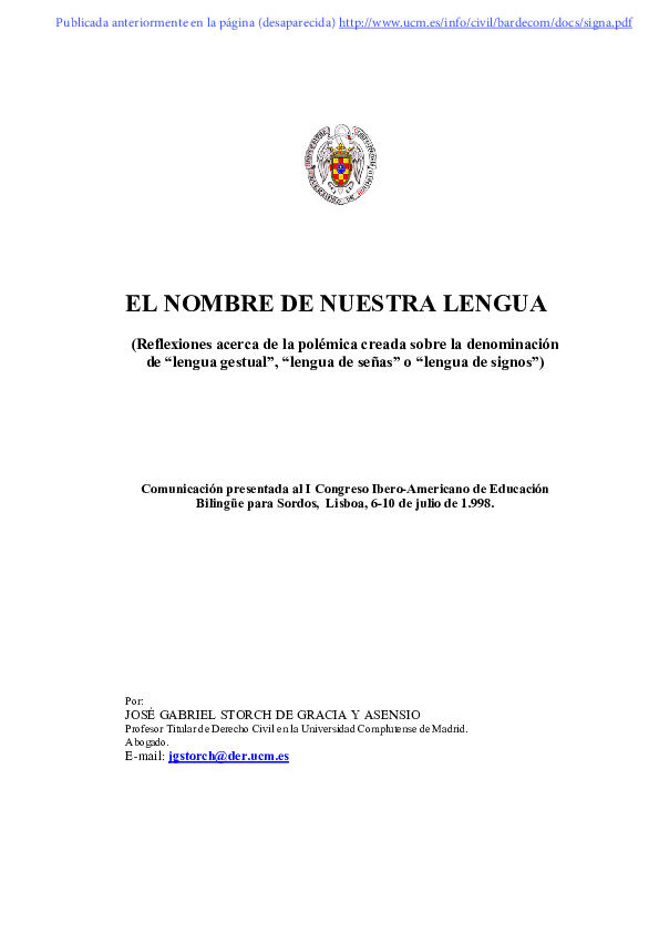 (PDF) El nombre de nuestra lengua