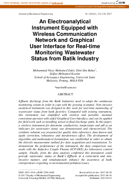 (PDF) An Electroanalytical Instrument Equipped with Wireless ...