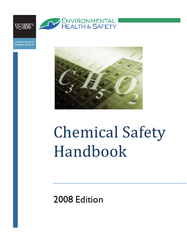 (PDF) Chemical Safety Handbook