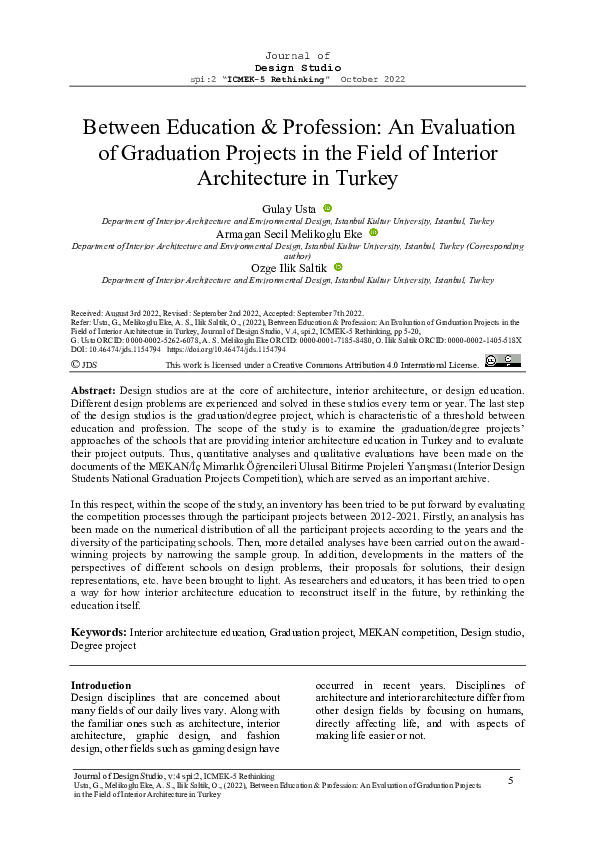 (PDF) Between Education & Profession: An Evaluation of Graduation ...