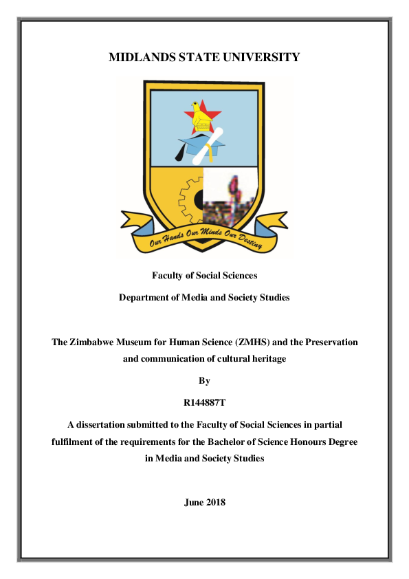 (PDF) The Zimbabwe Museum for Human Science (ZMHS) and the preservation ...