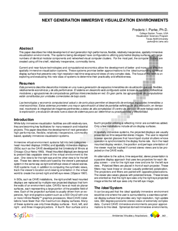 (PDF) 3d Isovists and Spatial Sensations: two methods and a case study