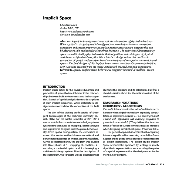 (PDF) Implicit Space (PDF) Implicit Space
