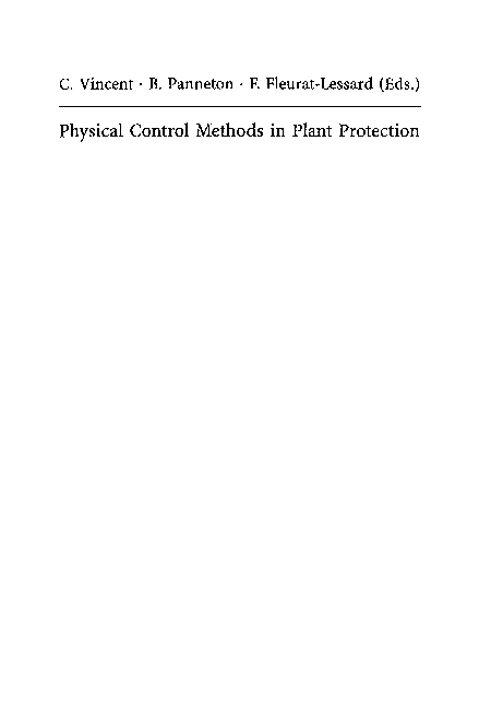 (PDF) Physical Control Methods in Plant Protection