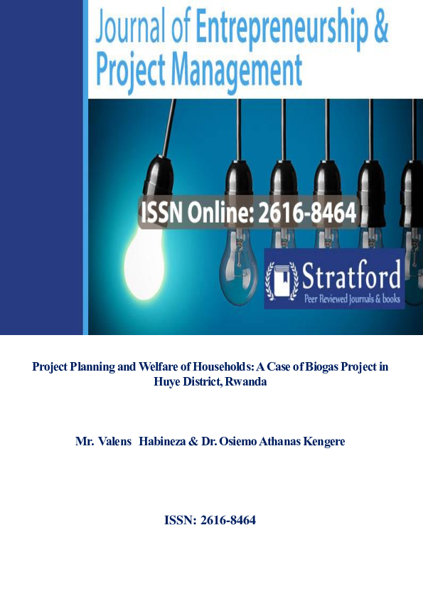 (PDF) Project Planning and Welfare of Households: A Case of Biogas ...