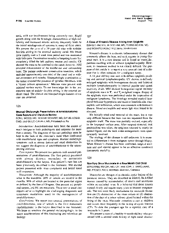 (PDF) Maxillary sinus mucocele in a four month old child