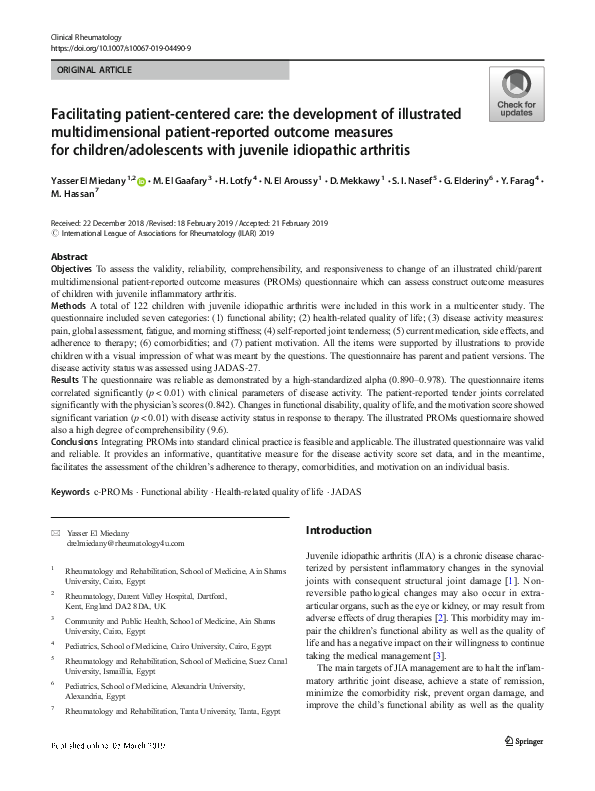(PDF) Facilitating patient-centered care: the development of ...