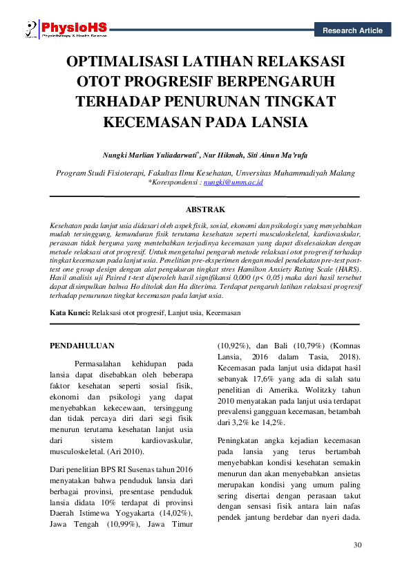 (PDF) Optimalisasi Latihan Relaksasi Otot Progresif Berpengaruh ...