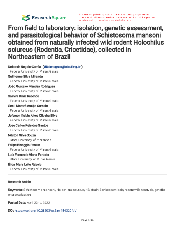 (PDF) From field to laboratory: isolation, genetic assessment, and ...