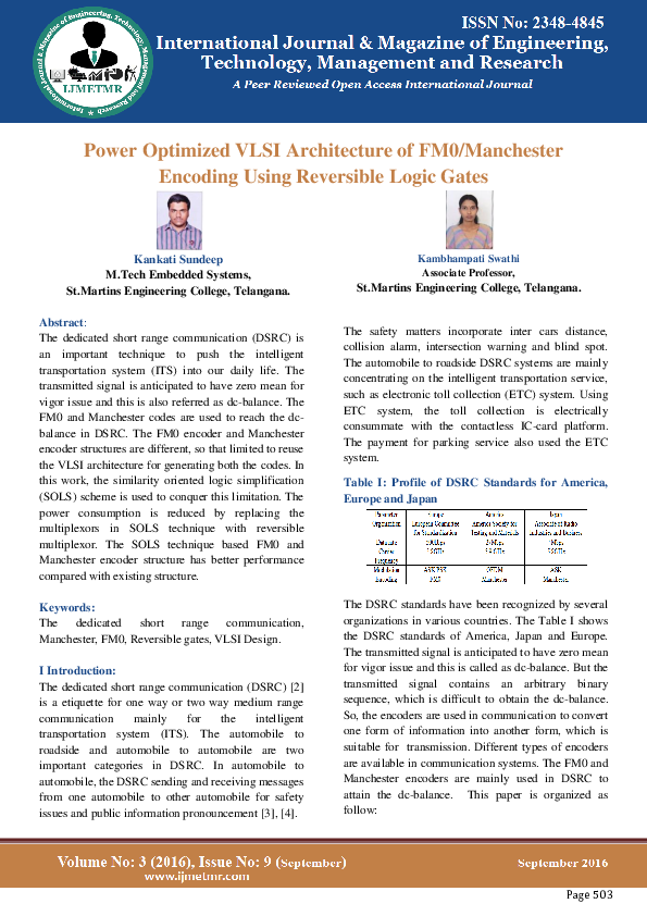 (PDF) Power Optimized VLSI Architecture of FM0/Manchester Encoding ... (PDF) Power Optimized VLSI Architecture of FM0/Manchester Encoding ...