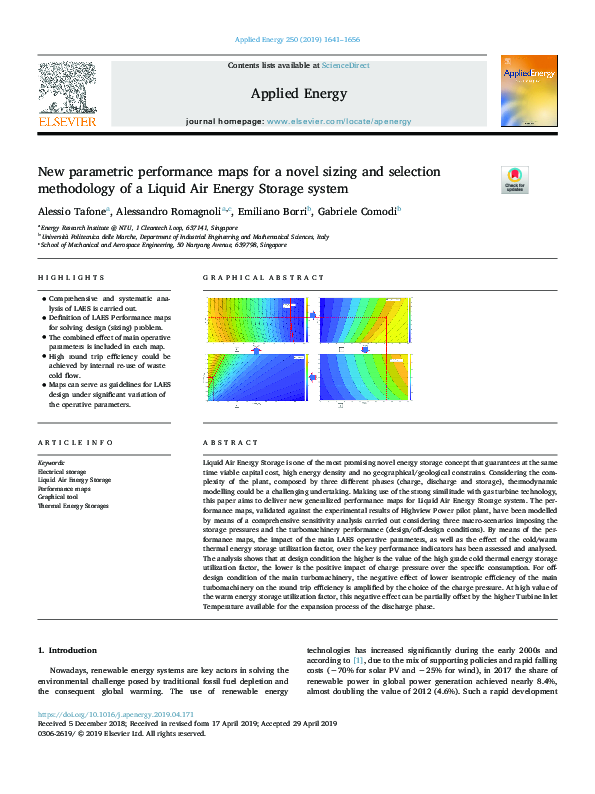 (PDF) New parametric performance maps for a novel sizing and selection ...