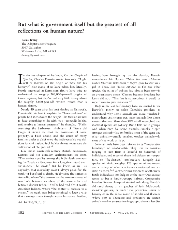 (PDF) But what is government itself but the greatest of all reflections ...