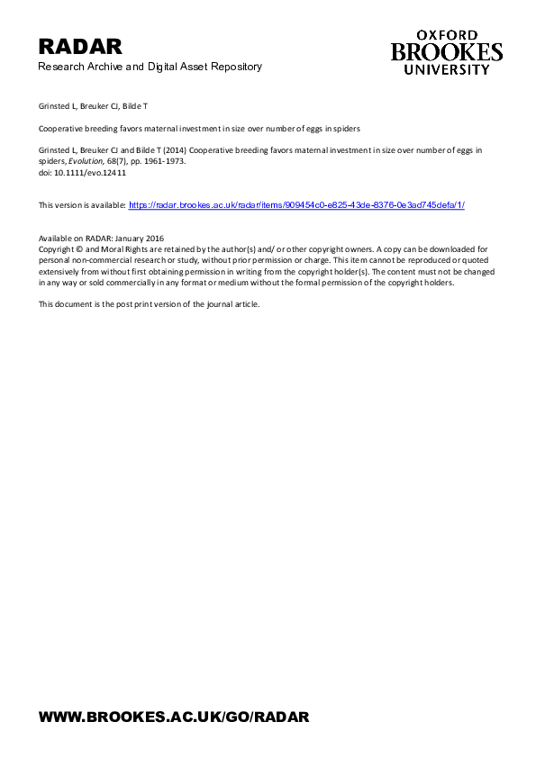 (PDF) Word Count and Data Archival Location