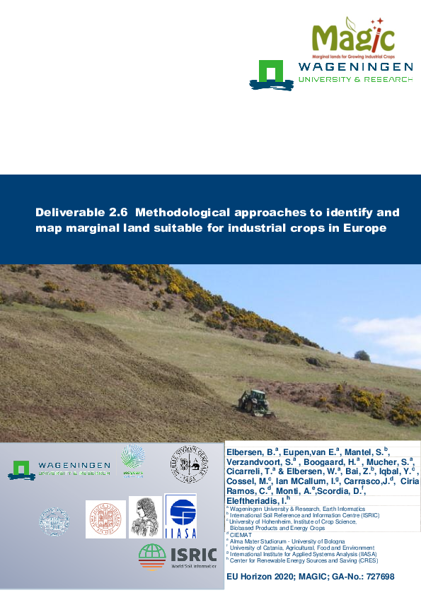 (PDF) D2.6 Methodological approaches to identify and map marginal land ...