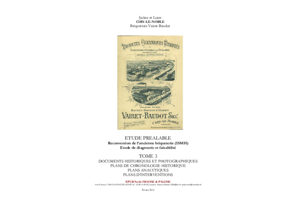 (PDF) Briqueterie Vairet-Baudot ETUDE PREALABLE Reconversion de l ...