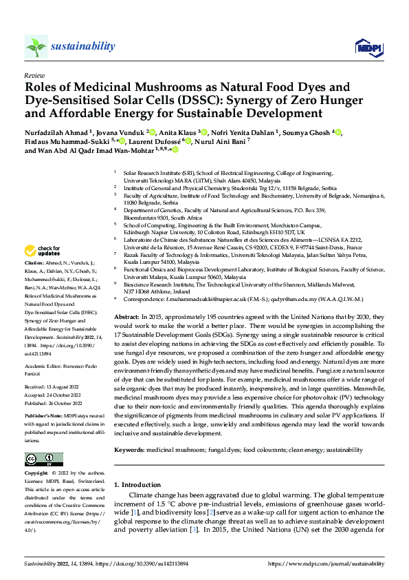 (PDF) Roles of Medicinal Mushrooms as Natural Food Dyes and Dye ...