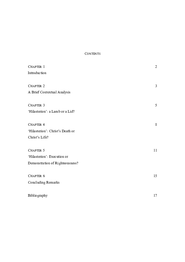 (PDF) Hilasterion - Christ as the mercy seat in Romans 3:25-26