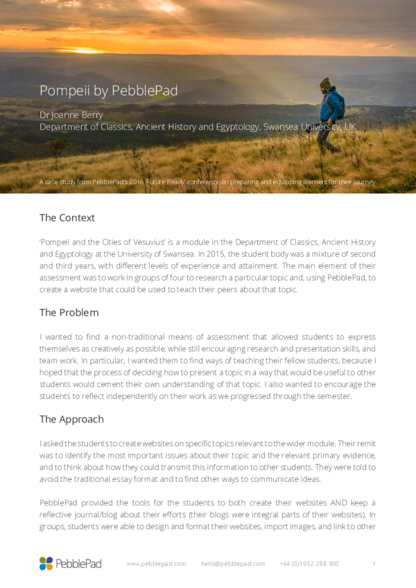 (PDF) Pompeii by Pebblepad