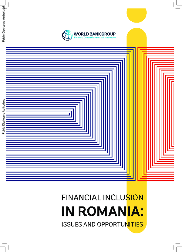 (PDF) Financial Inclusion in Romania : Issues and Opportunities