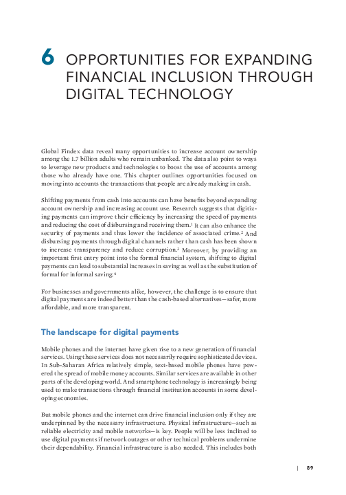 (PDF) Opportunities for Expanding Financial Inclusion Through Digital ...
