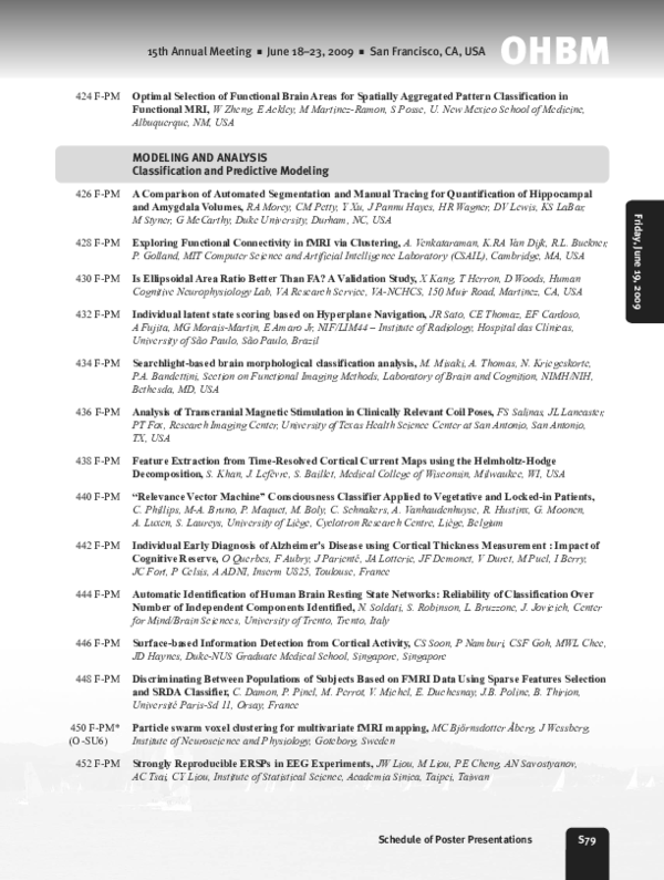 Pdf Feature Extraction From Time Resolved Cortical Current Maps Using