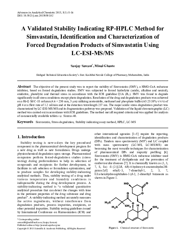 (PDF) A validated stability indicating RP-HPLC method for valganciclovir, identification and ...