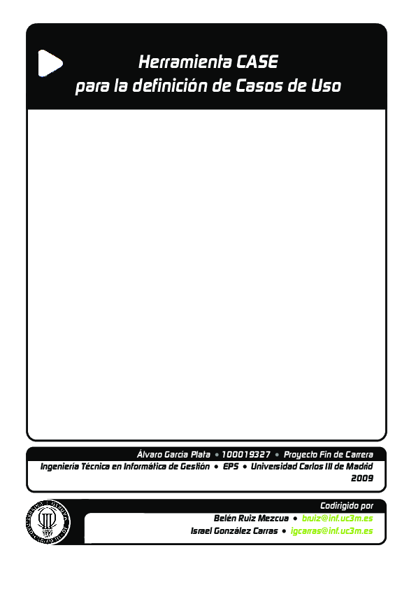 (PDF) Herramienta CASE para la definición de casos de uso