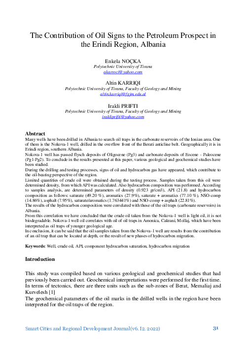(PDF) The Contribution of Oil Signs to the Petroleum Prospect in the ...