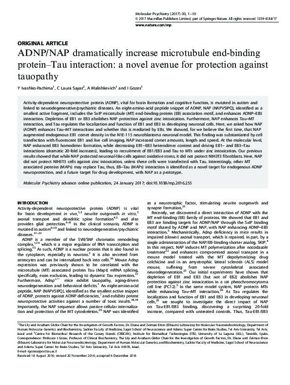 (PDF) ADNP/NAP dramatically increase microtubule end-binding protein ...