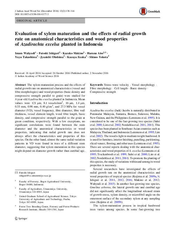 (PDF) Stem Properties of Planted Calamus Scipionum and Daemonorops ...