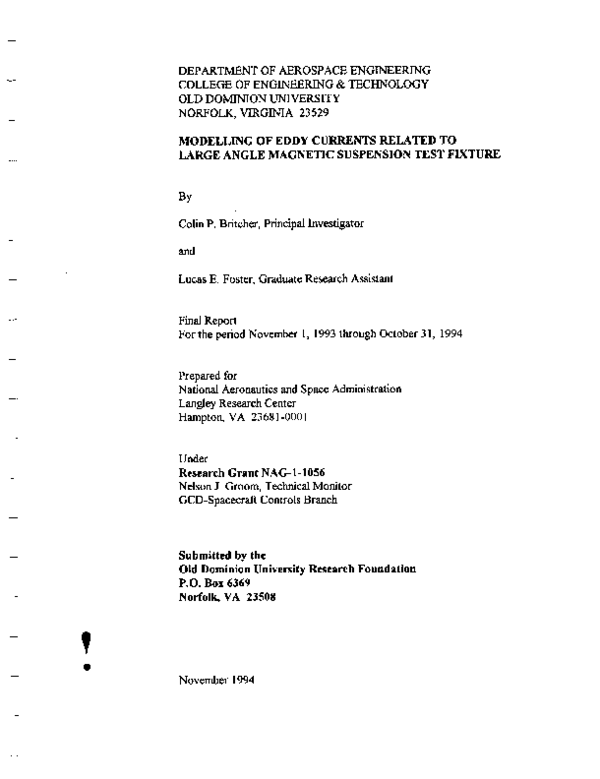 (PDF) Modelling of eddy currents related to large angle magnetic ...