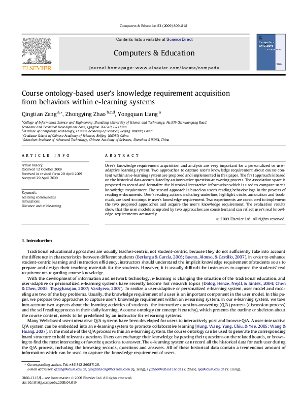 (PDF) Course ontology-based user’s knowledge requirement acquisition from behaviors within e ...
