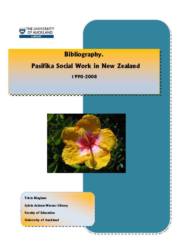 (PDF) Pasifika Social Work in New Zealand 1990-2008