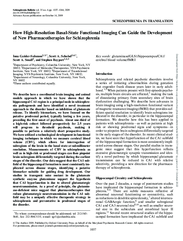 How High-Resolution Basal-State Functional Imaging Can Guide the ...