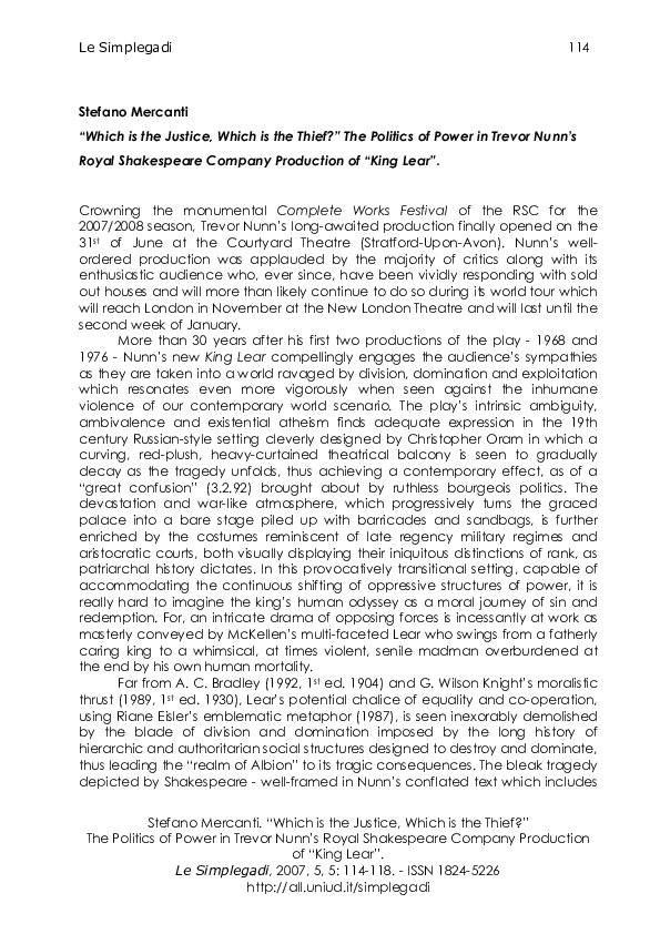 (PDF) “Which is the Justice, Which is the Thief?”: The Politics of ...